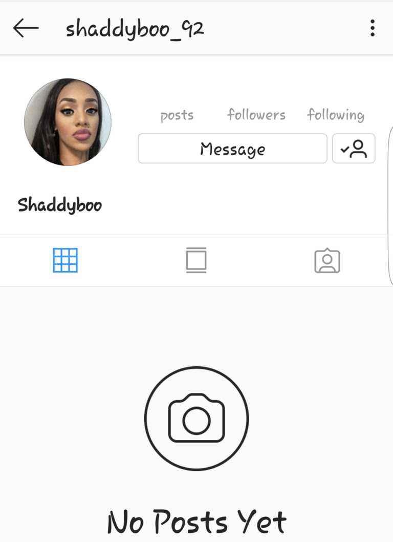 Abakurikiraga Shaddy Boo kuri Instagram basubize amerwe mu isaho